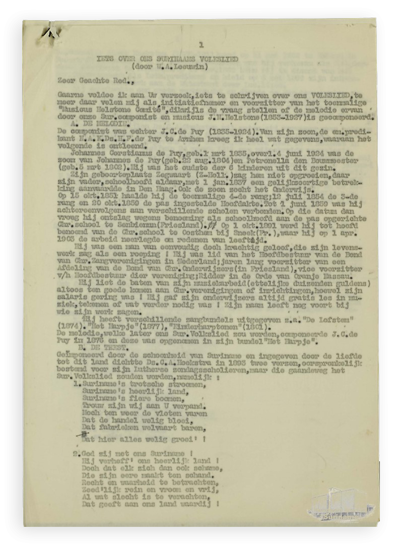 Surinaamse Schrijvers - Trefossa - Literatuurmuseum / Kinderboekenmuseum