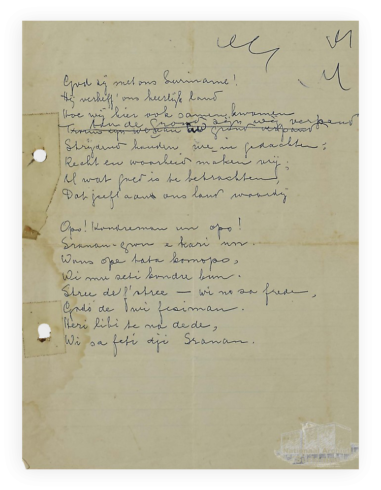 Surinaamse Schrijvers - Trefossa - Literatuurmuseum / Kinderboekenmuseum