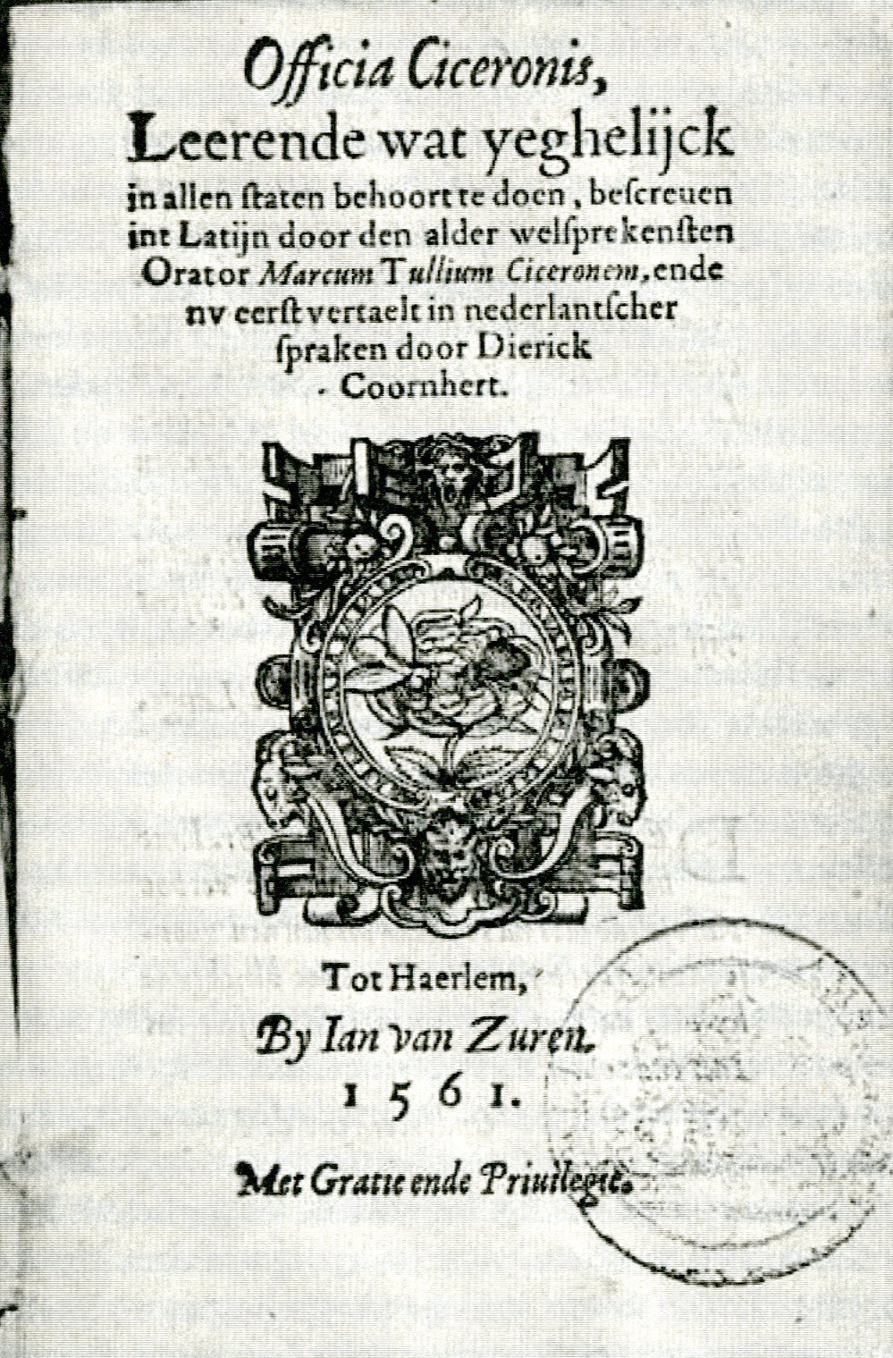 Dirck Volkertsz. Coornhert - Literatuurmuseum / Kinderboekenmuseum