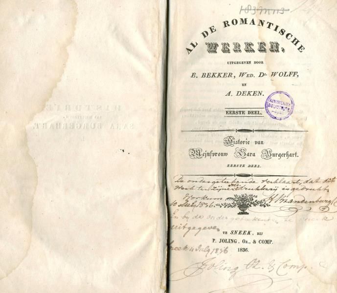 Betje Wolff en Aagje Deken - Literatuurmuseum / Kinderboekenmuseum